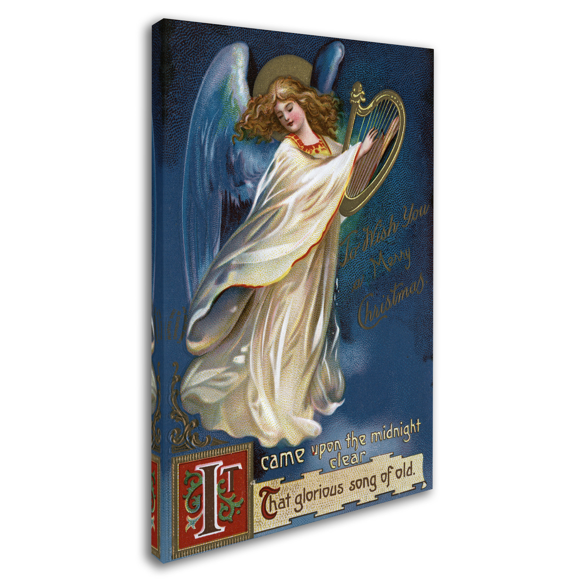 Astoria Grand 'Angel' Graphic Art Print on Wrapped Canvas | Wayfair