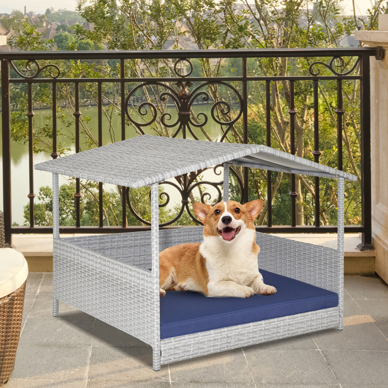 Tucker Murphy Pet™ Dreydon Gray Dog House | Wayfair