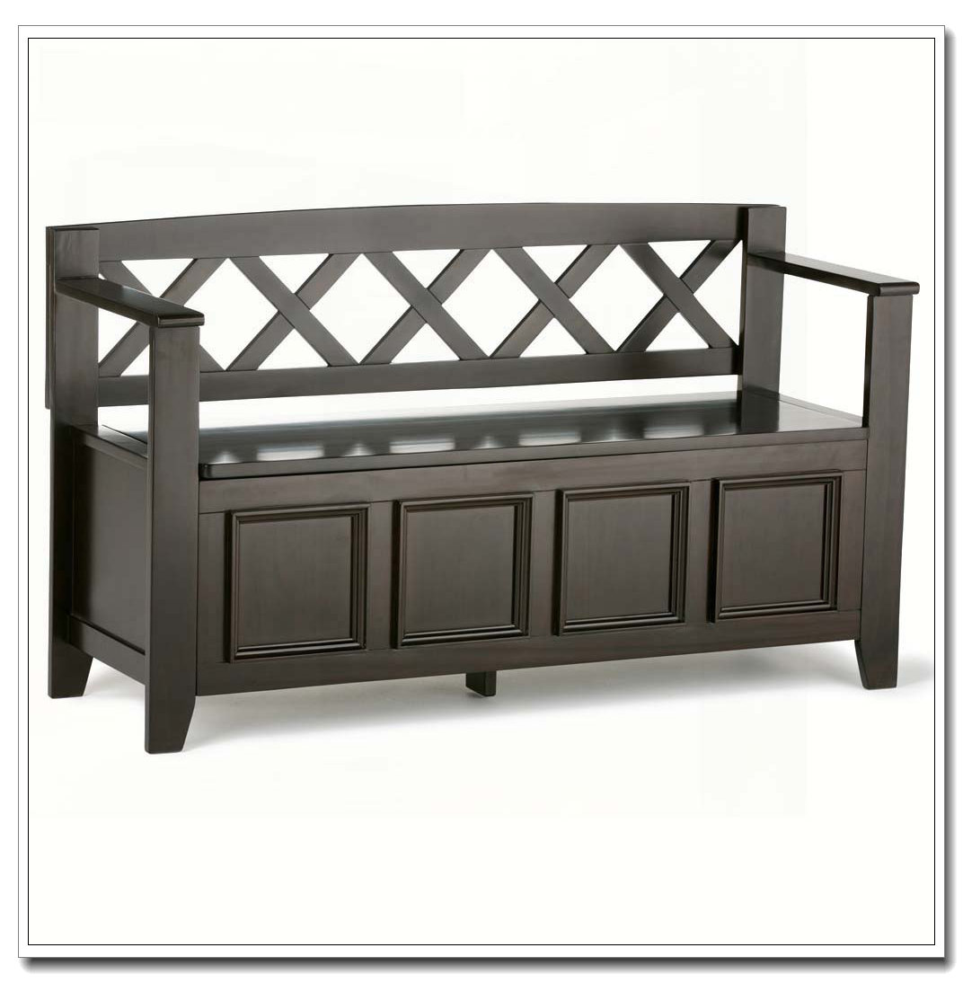 Latitude Run® Amherst Solid Wood Entryway Storage Bench | Wayfair