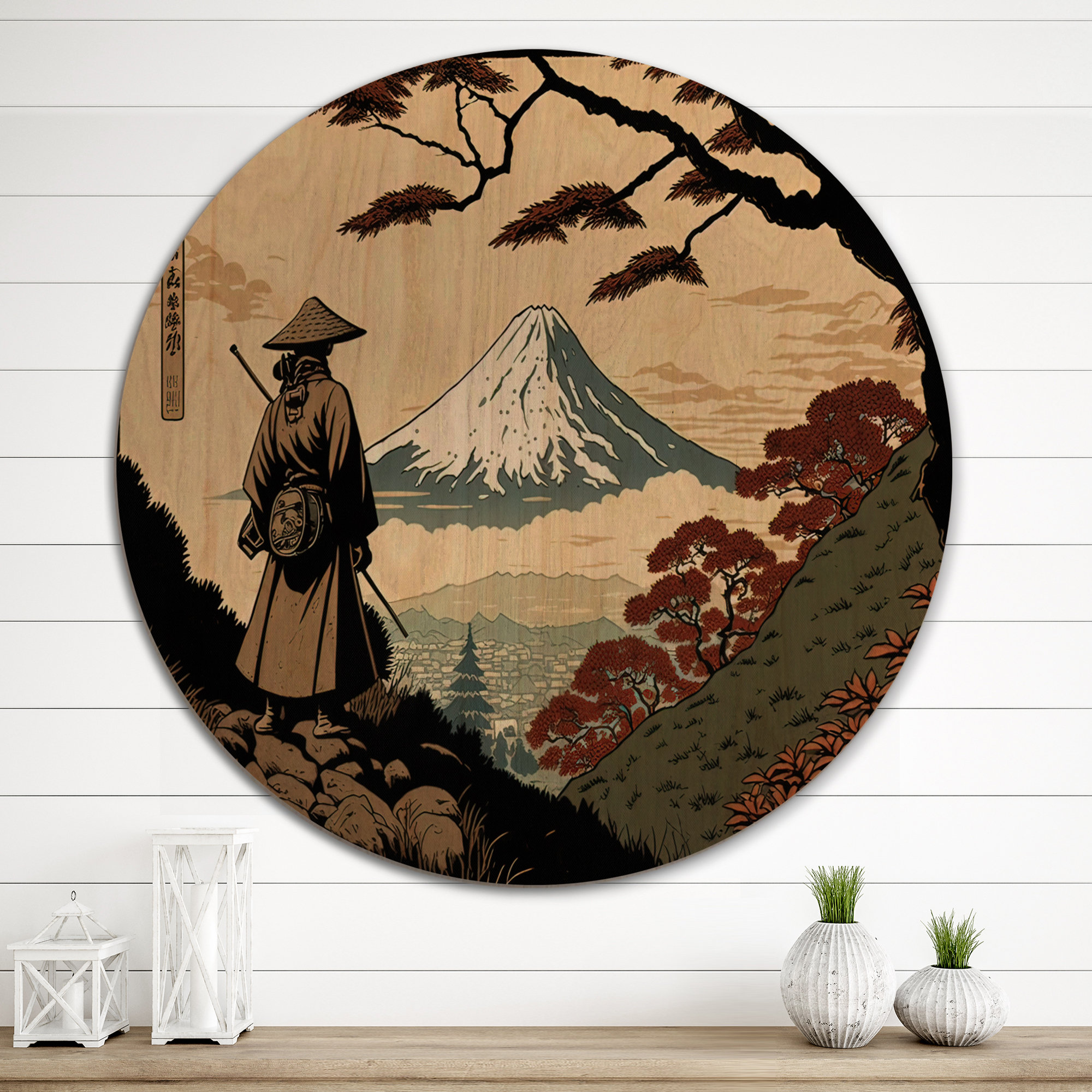 Loon Peak Red Barn Scenery In Winter II - Farmhouse / Country Wood Wall ...