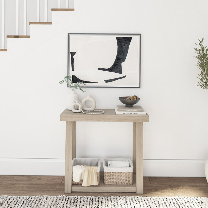 Wade Logan® Bahez Solid Wood Console Table & Reviews | Wayfair