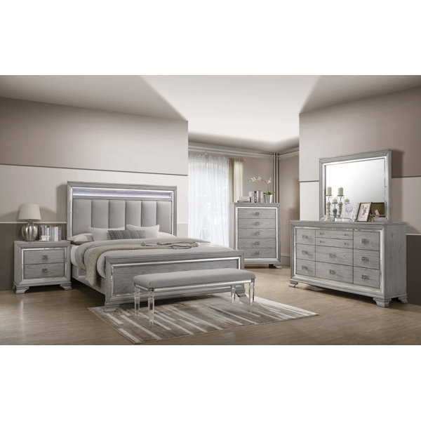 Silver Bedroom Sets You'll Love | Wayfair