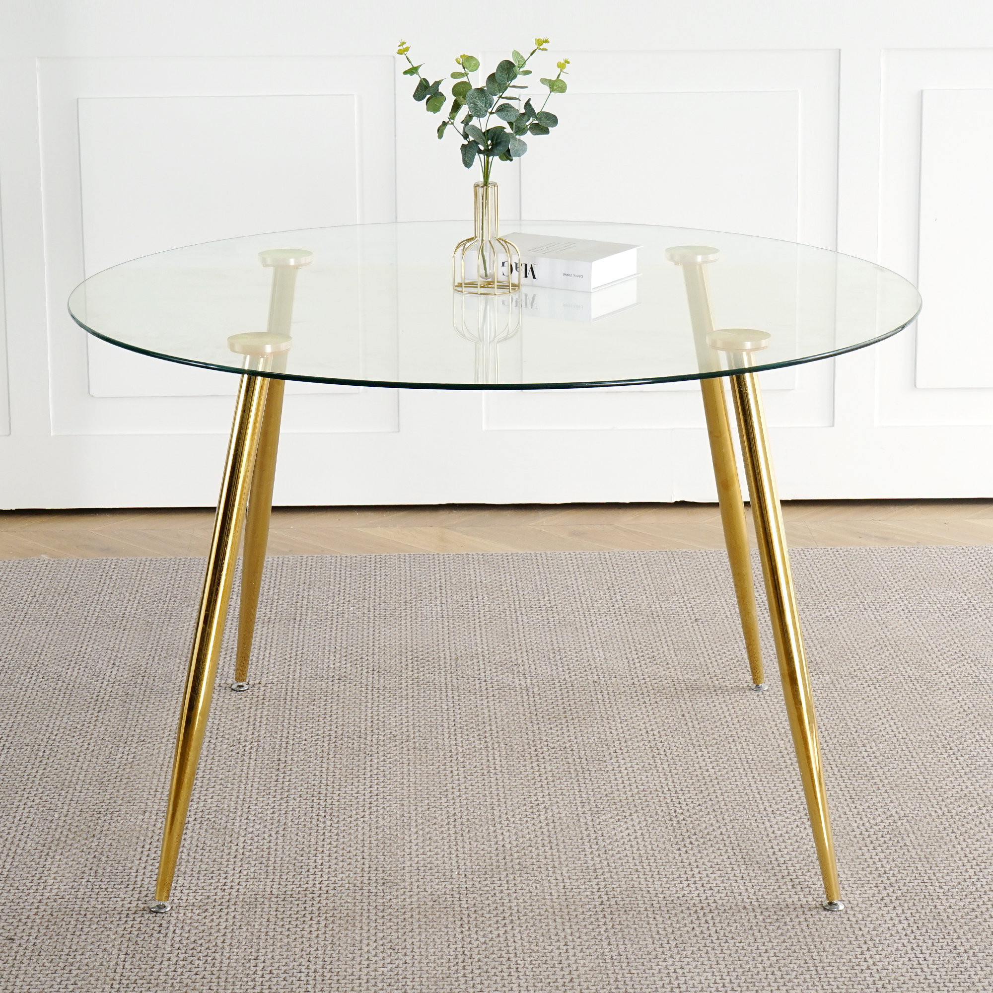Mercer41 Modern simple glass table - Wayfair Canada