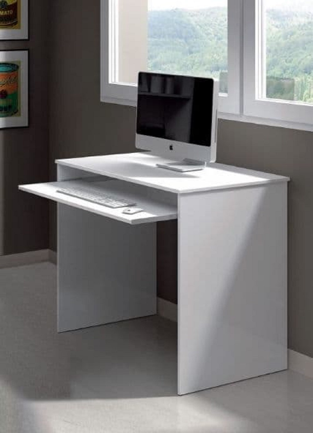 Antique white computer desk store