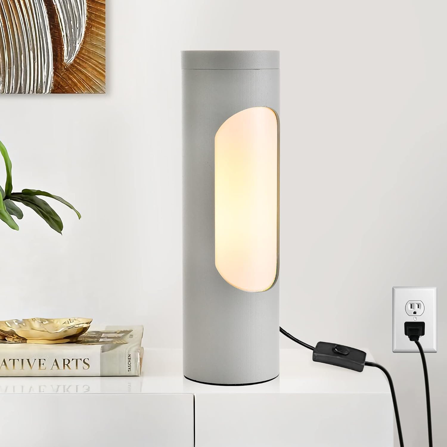 Ivy Bronx Kosher Shabbos Lamp With Twist Control, Led Table Lamp For ...