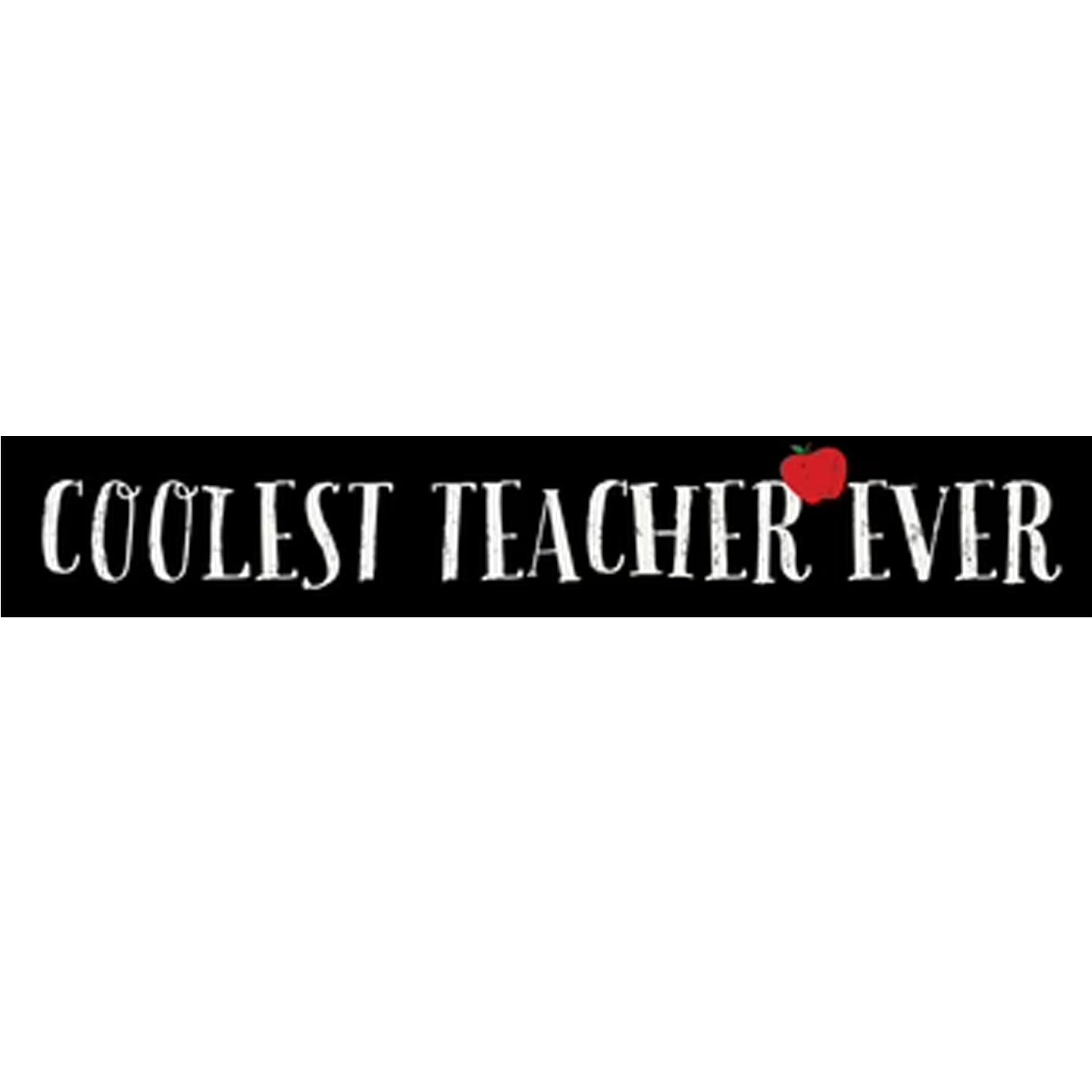 Sixtrees USA Ltd. Coolest Teacher Ever - Wood Box Sign | Wayfair