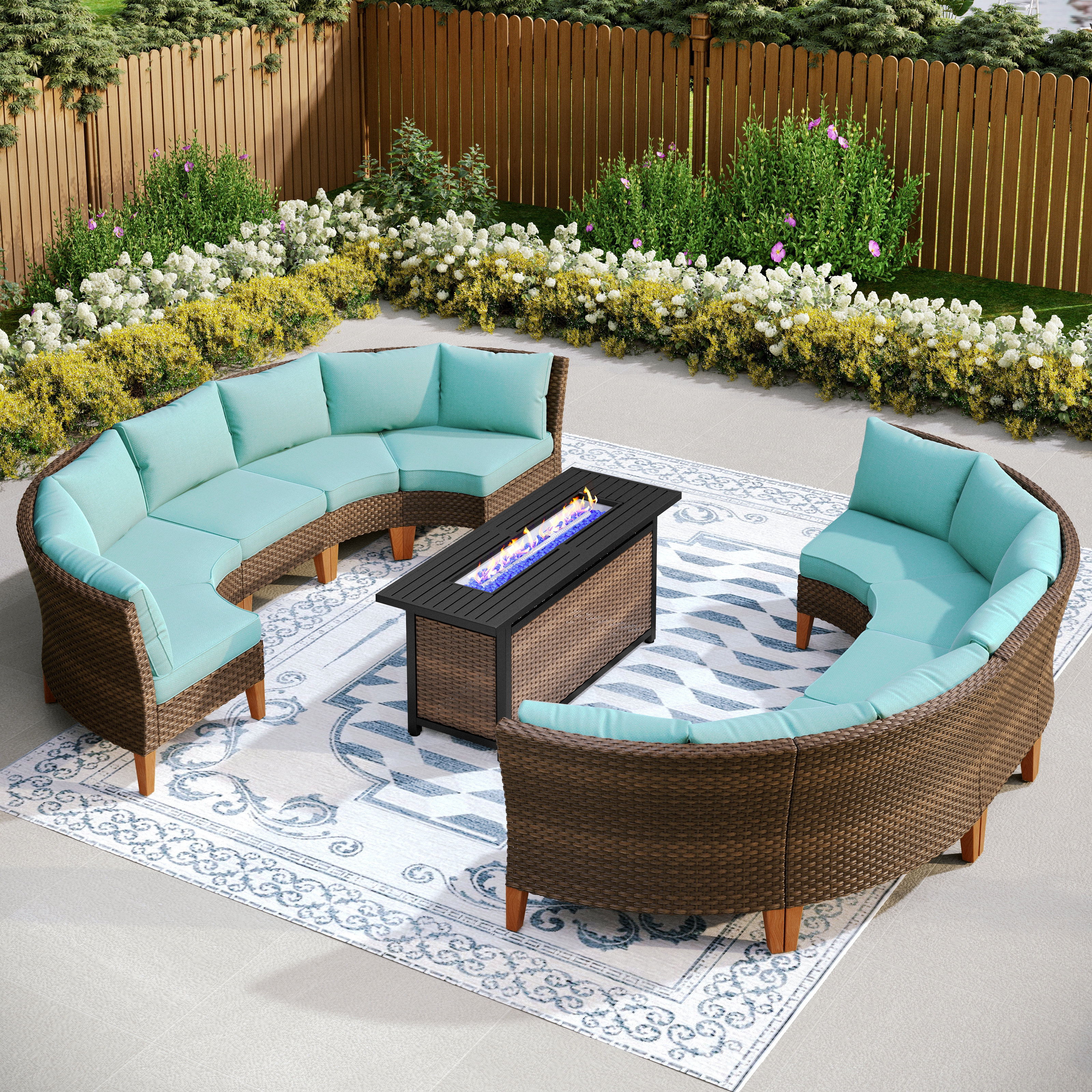 Wildon Home® Argyri Outdoor Wicker Patio Conversation Furniture Set ...
