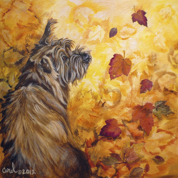 Rosalind Wheeler Playful Pup VIII by Carol Dillon - Wrapped Canvas ...