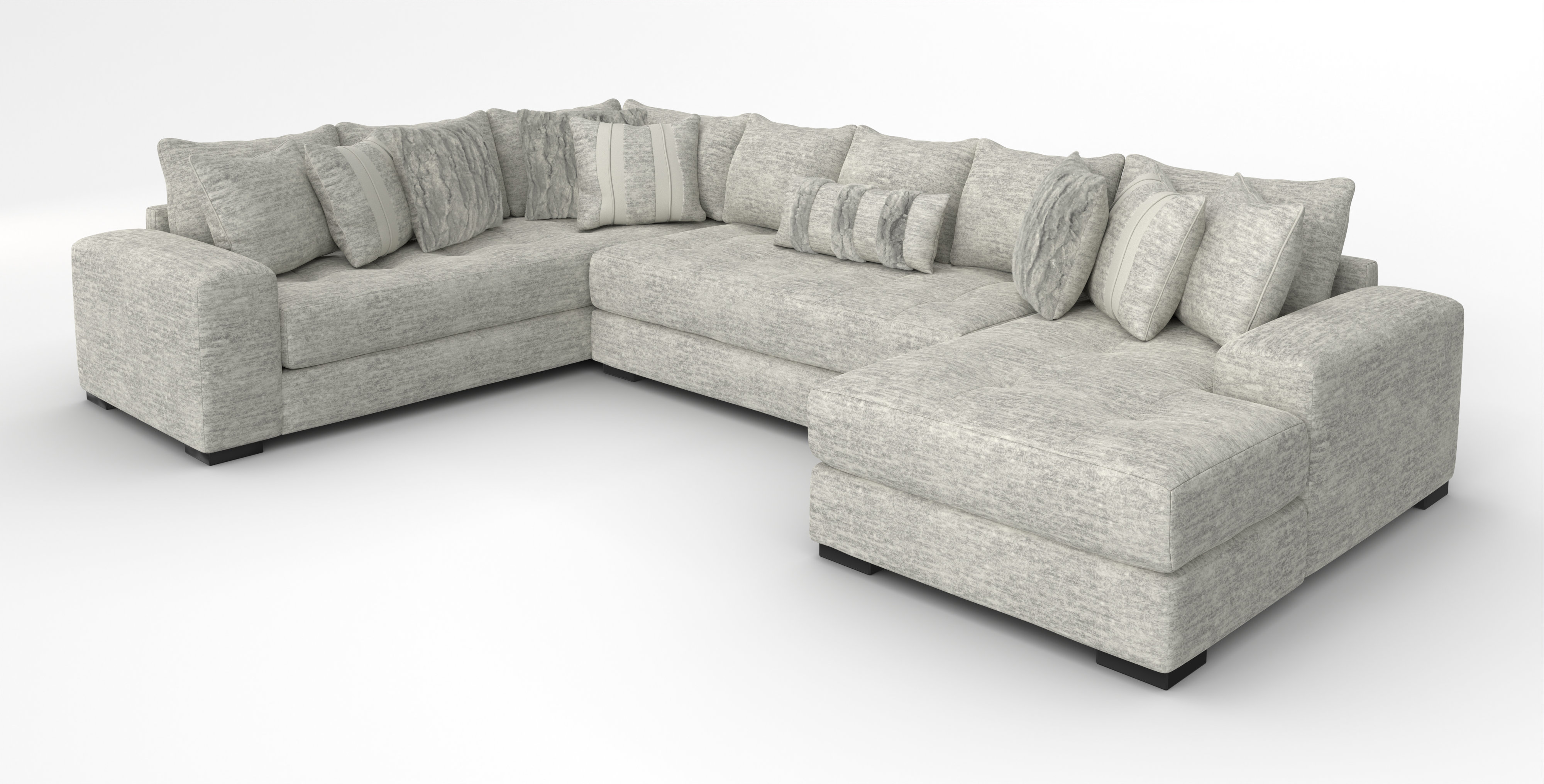 Hokku Designs Doneshia 3-Piece Upholstered Teddy Bear Soft Fabric ...