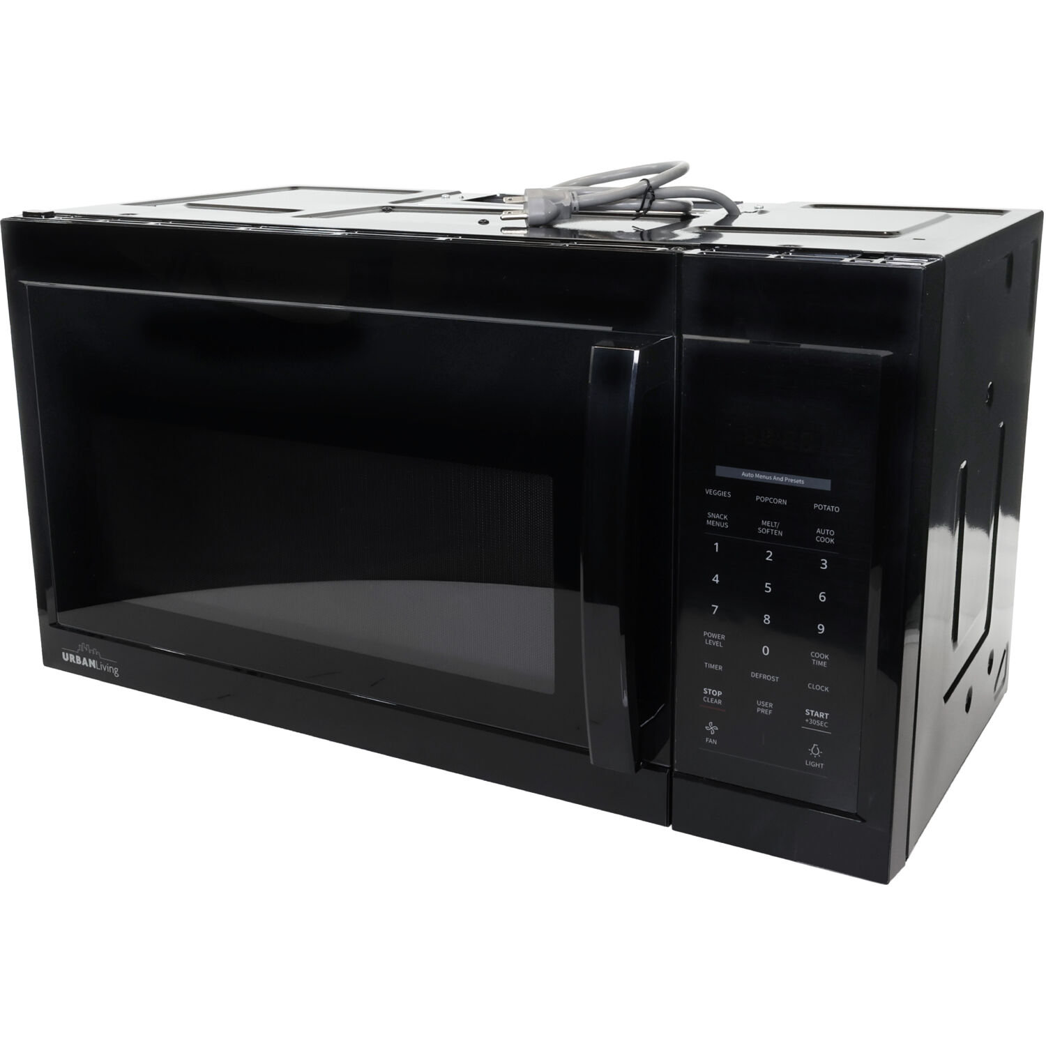 Urban Living 1.7 cu. ft. 1000W Over-the-Range Microwave in Black | Wayfair