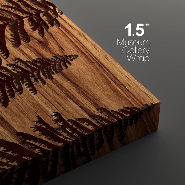 IDEA4WALL Western Wood Effect Landscape Brown Pine Tree Forest Nature ...