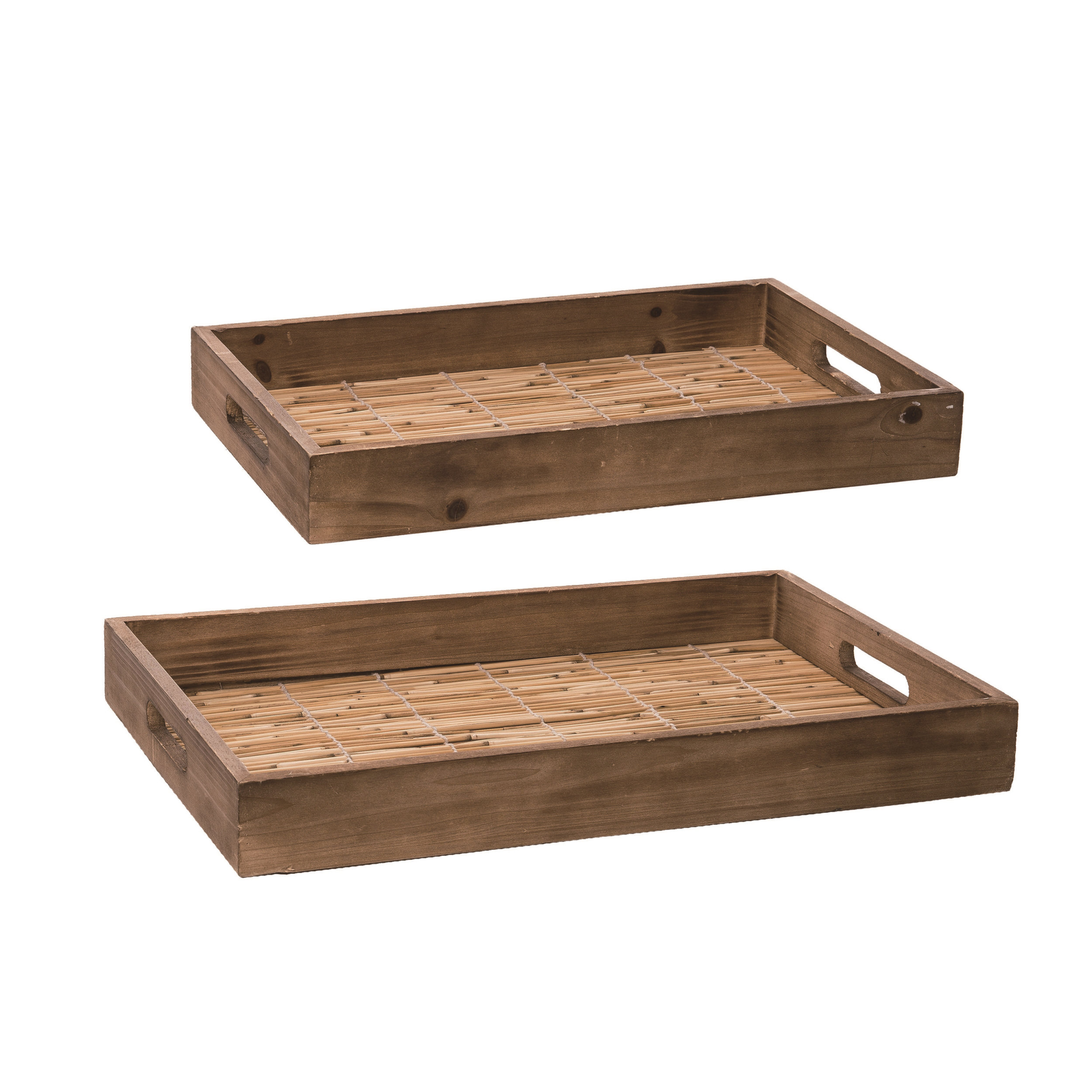 Bay Isle Home™ Jenner 2 Piece Tray Set | Wayfair