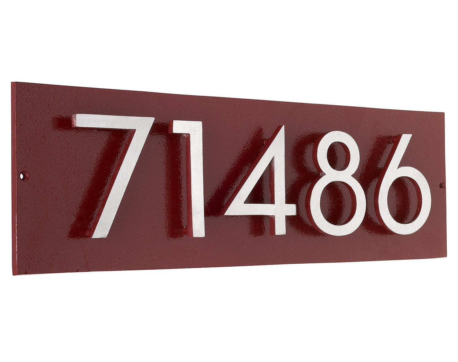 Montague Metal Products Floating Modern 4" Number Horizontal Address ...