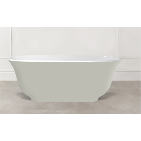 Victoria + Albert Amiata Painted 64-3/4" x 31-1/2" Freestanding Soaking ...
