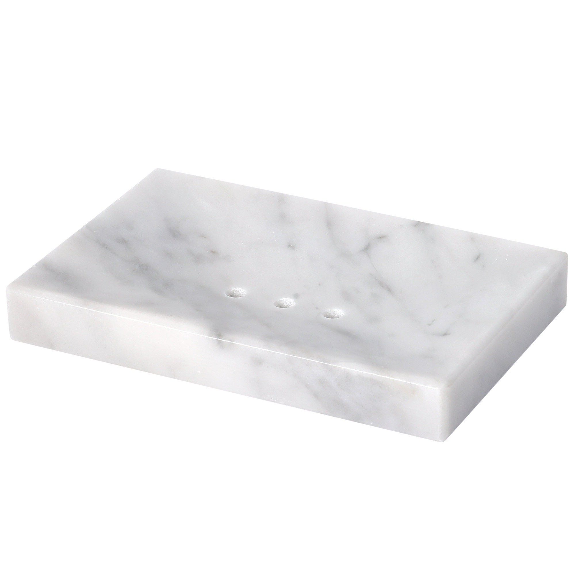 Wrought Studio™ Natural Marble Soap Tray | Wayfair