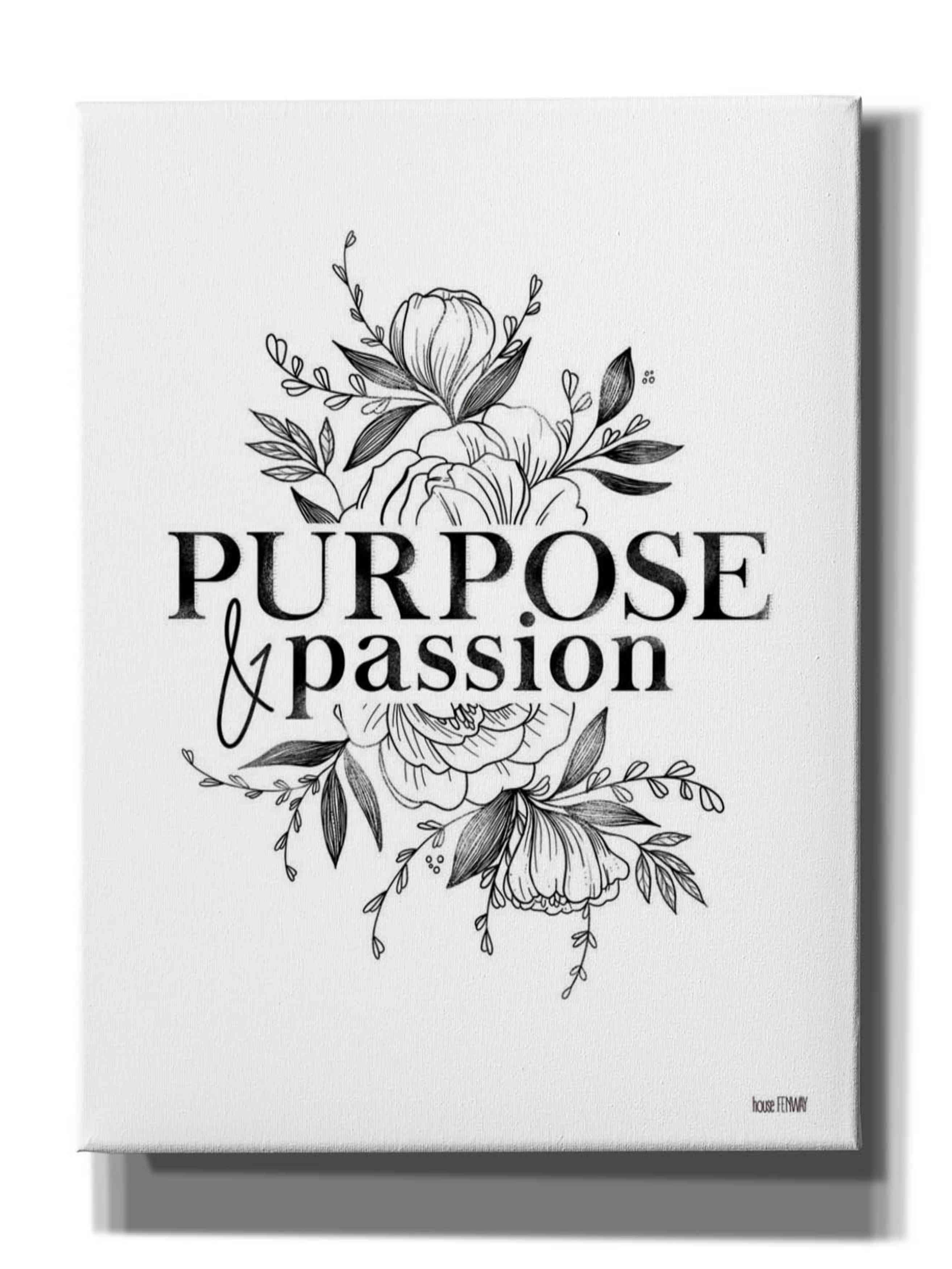 Epic Graffiti Purpose And Passion by House Fenway - Wrapped Canvas ...
