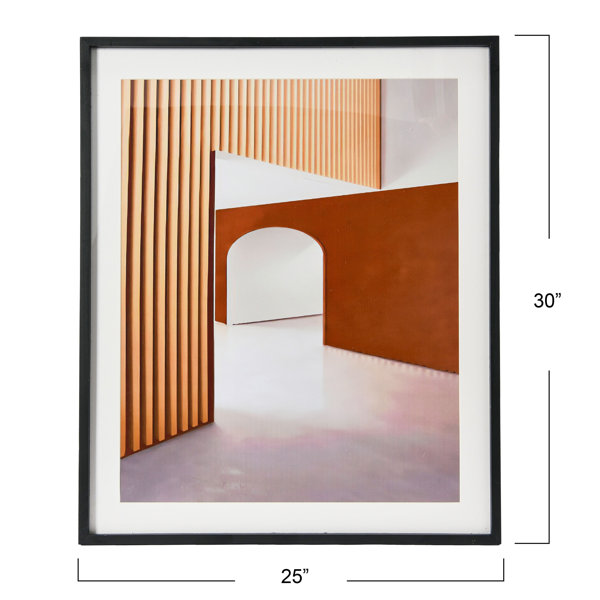 AllModern Architectural Archway Frame Print | AllModern