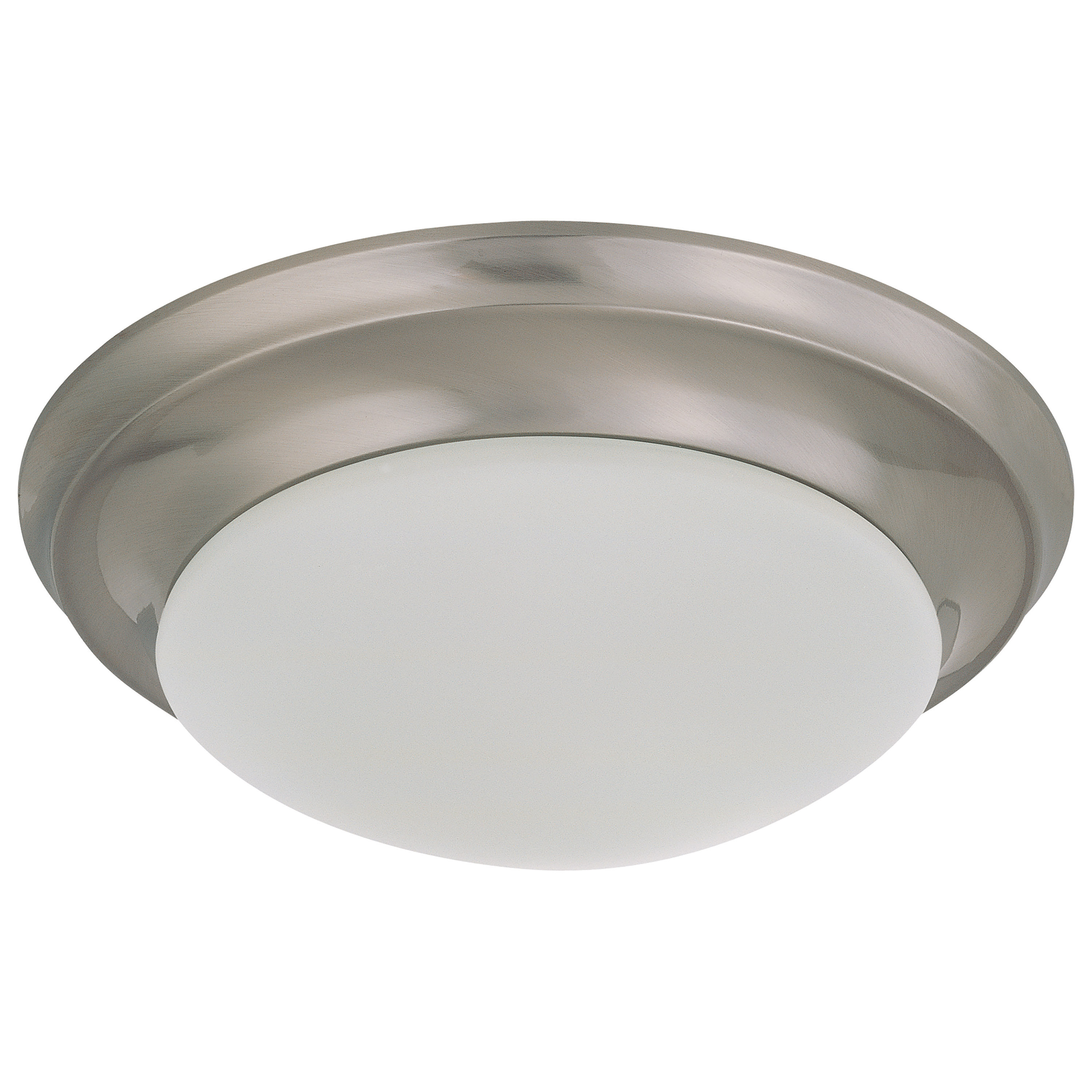 Wrought Studio™ Delrae Glass LED Flush Mount | Wayfair