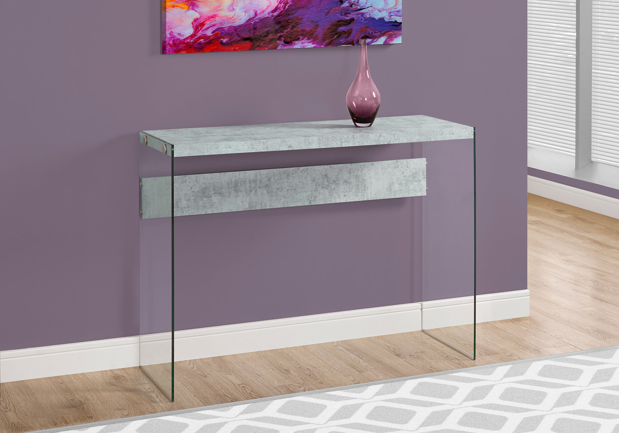 Wrought Studio™ Table d'appoint, console, vestibule, étroit, canapé ...