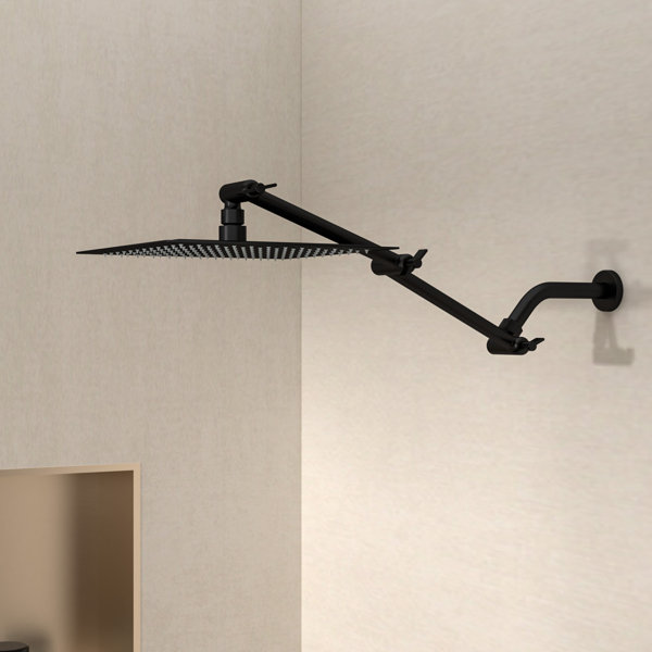 LEPUDAY 16 Inch Wall Mount Adjustable Extension Shower Arm Replacement ...