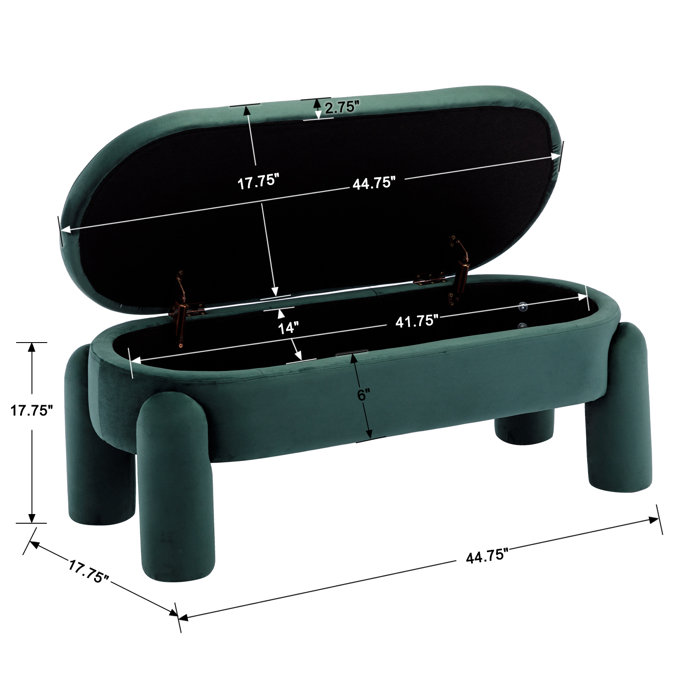 Mercer41 Lolanda Storage Bench | Wayfair