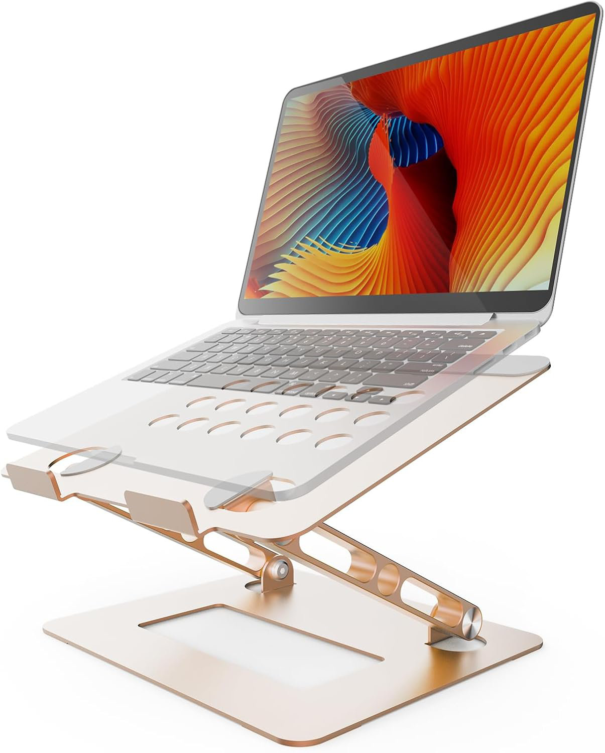 X－MAX FURNITURE Colorful Adjustable Laptop Stand, Handy Laptop Riser ...