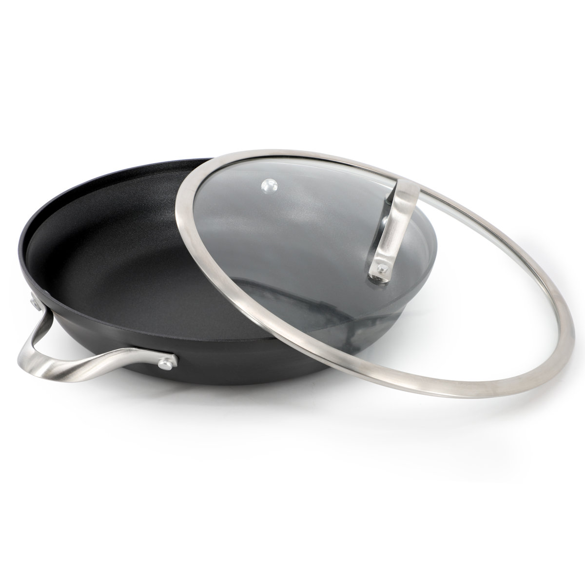 Calphalon Signature™ Hard-Anodized Aluminum Nonstick 12" Sauteuse Pan ...