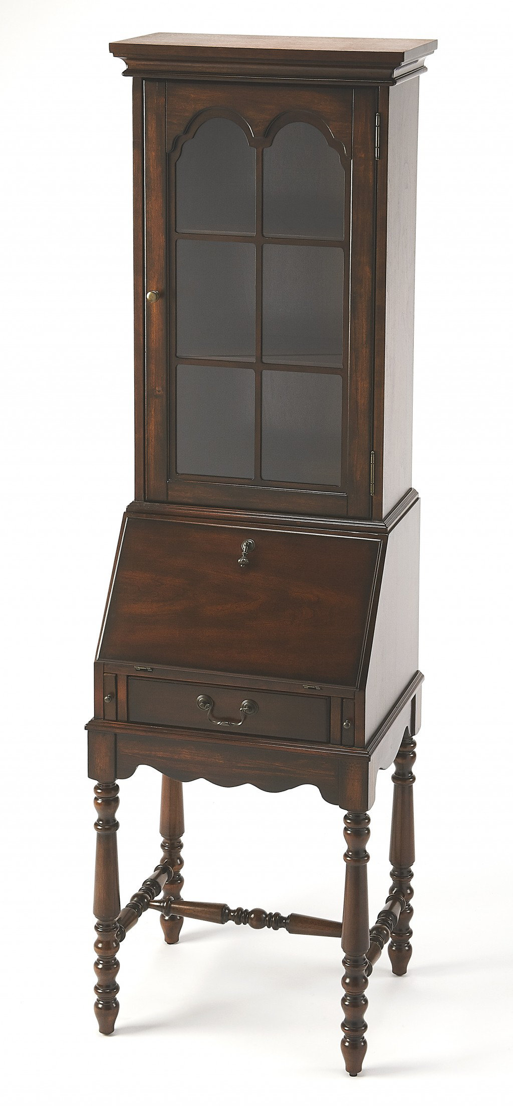 HomeRoots Solid Wood Secretary Desk | Wayfair