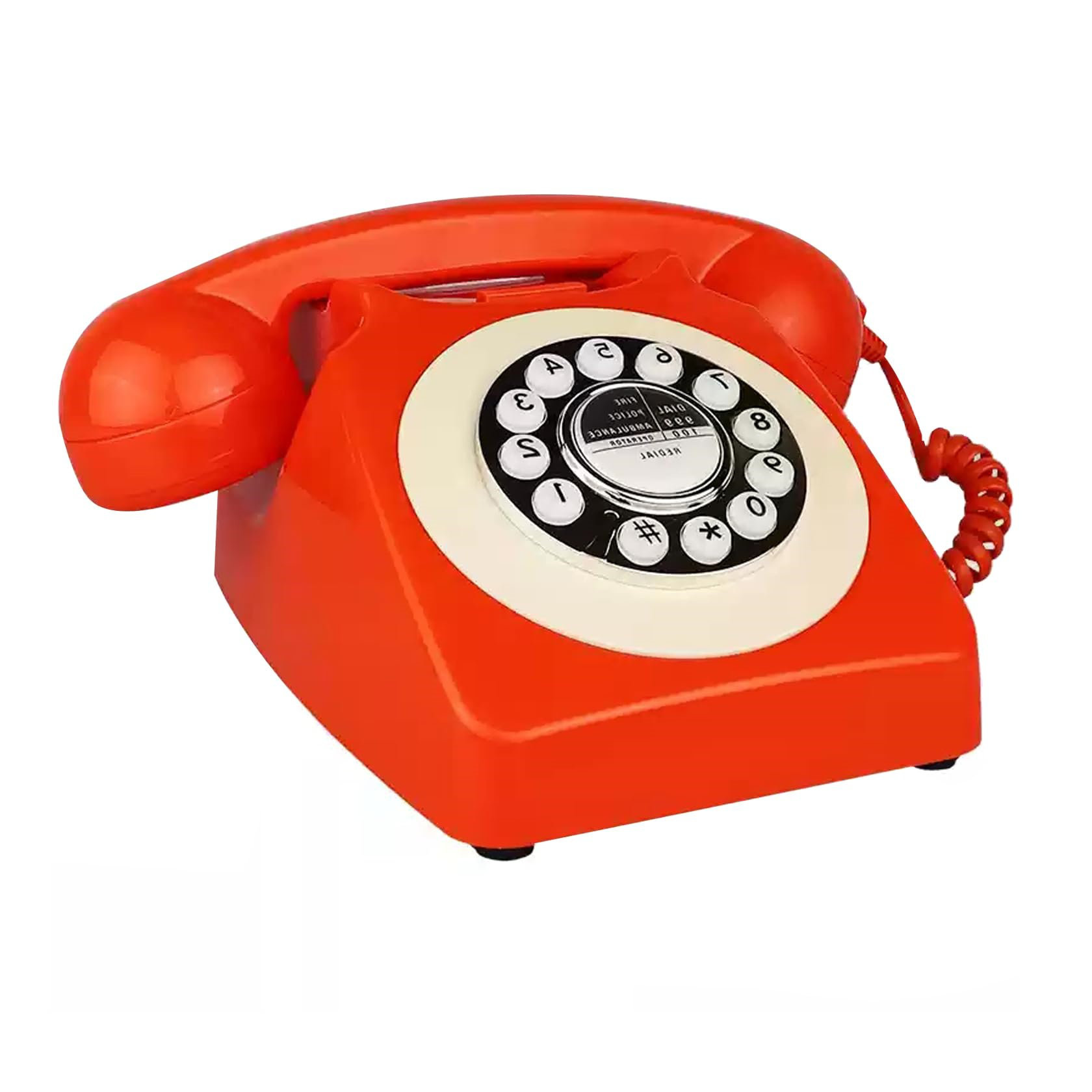 Alcott Hill Retro Corded Telephone 1980s Vintage Landline for Home ...