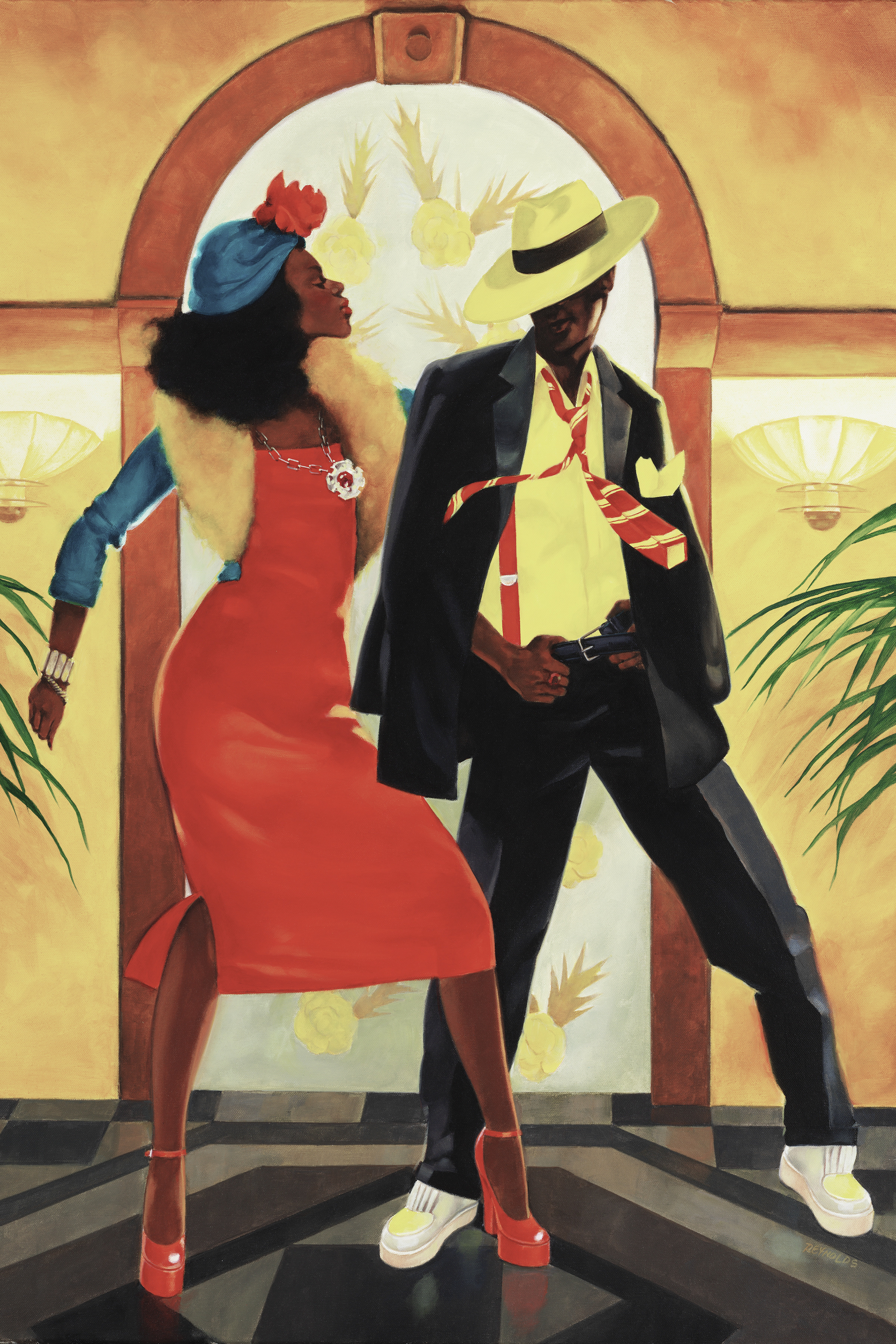 Rosalind Wheeler Night out I by Graham Reynolds - Painting | Wayfair.co.uk