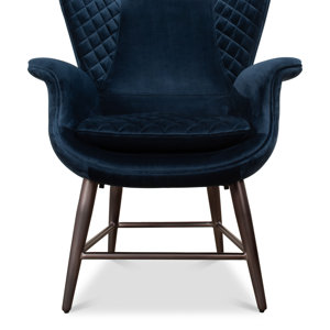 Mercer41 Emmons Velvet Wingback Chair | Wayfair