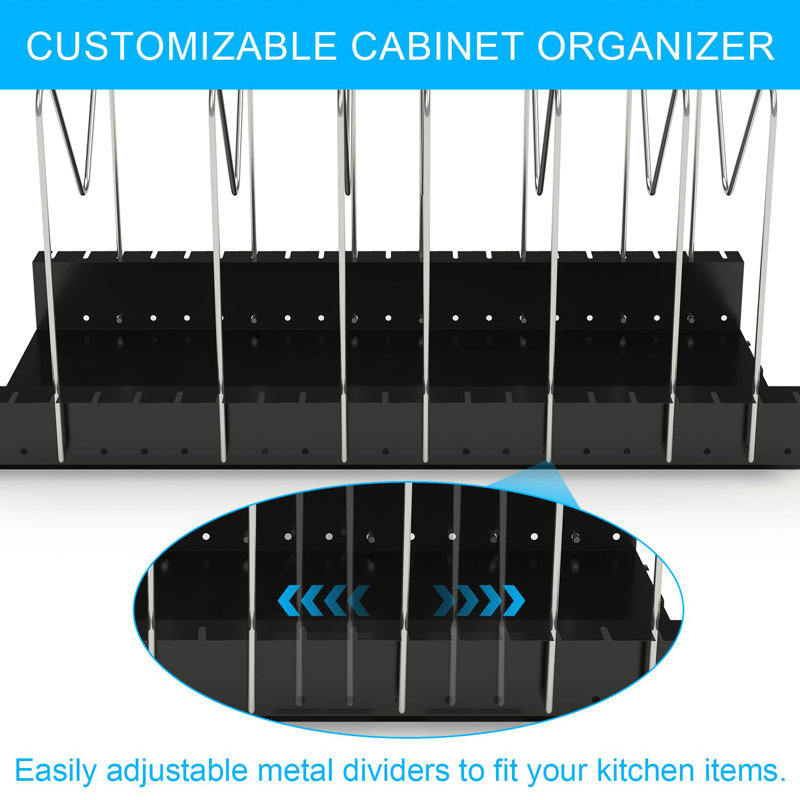 Mint Pantry® Stainless Steel Rectangle Countertop / Cabinet Pot Rack ...