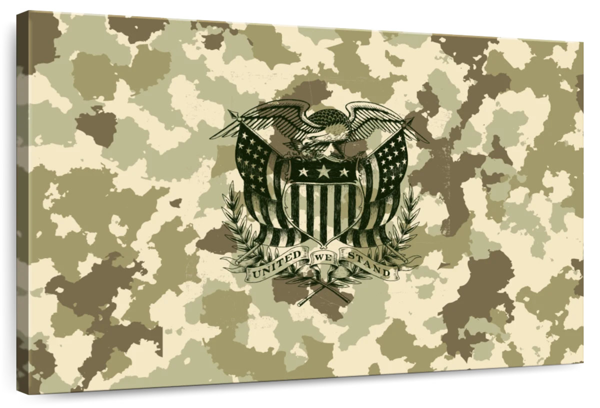 Union Rustic Lelar American Eagle Camouflage | Wayfair