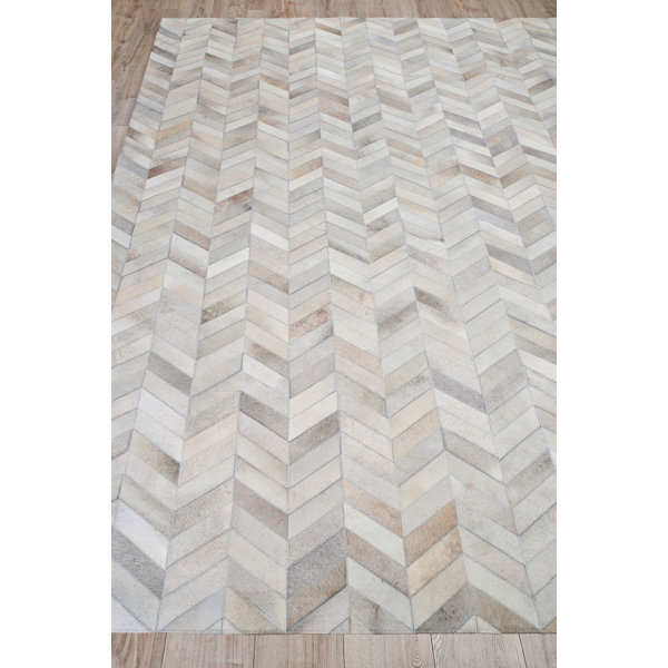 Exquisite Rugs Natural Hide Chevron Rug & Reviews | Wayfair