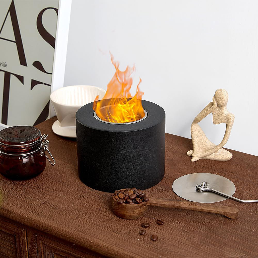 Latitude Run® Tabletop Fire Pit Mini Table Top Firepit Personal ...