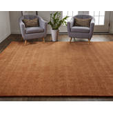 Wade Logan® Ameia Hand Loomed Wool Solid Color Rug & Reviews | Wayfair