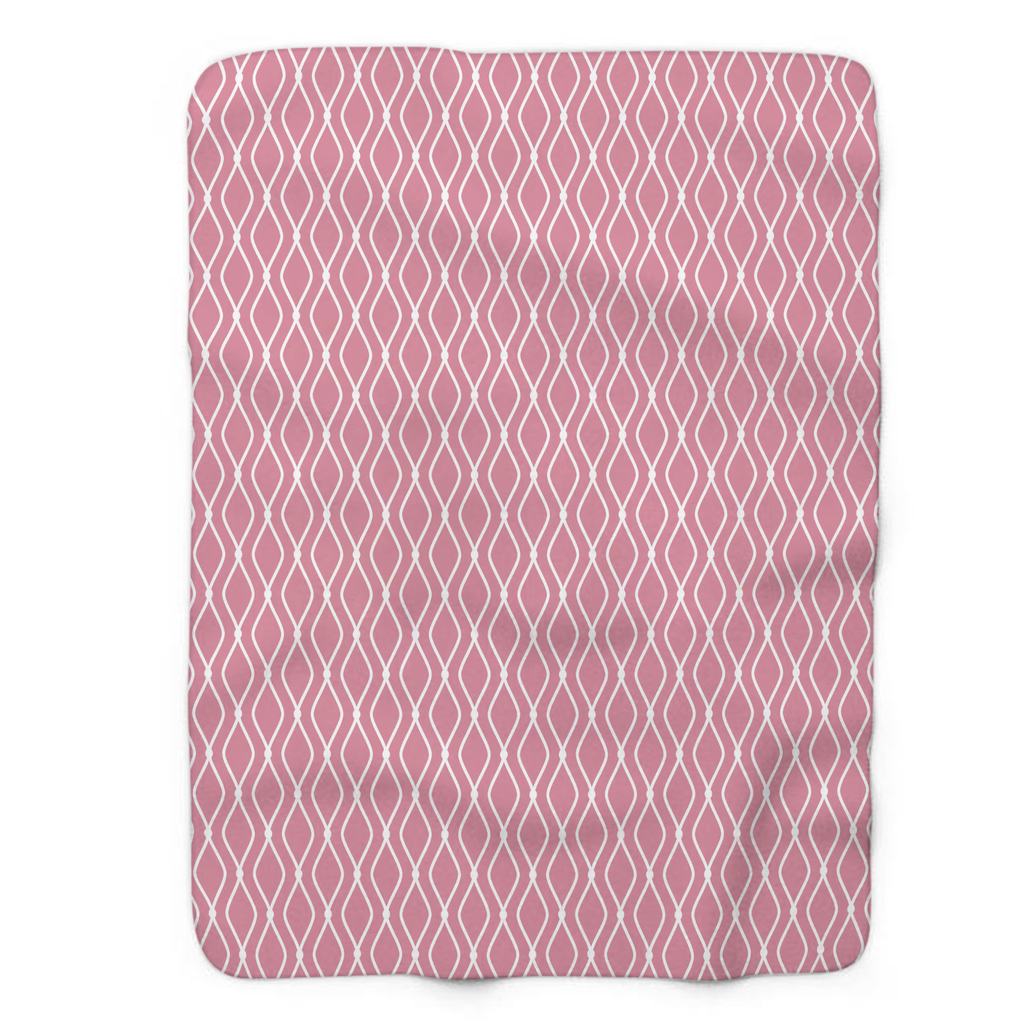 MentionedYou Mauve Structure - 1 Piece Premium Sherpa Blanket | Wayfair