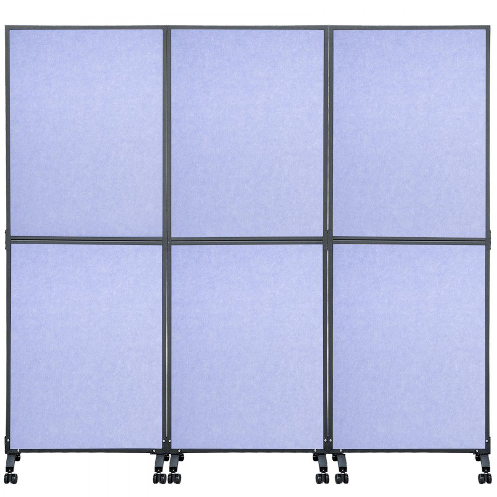 Stellweilan Tessberg Acoustic Room Divider 72" x 66" Office Partition ...