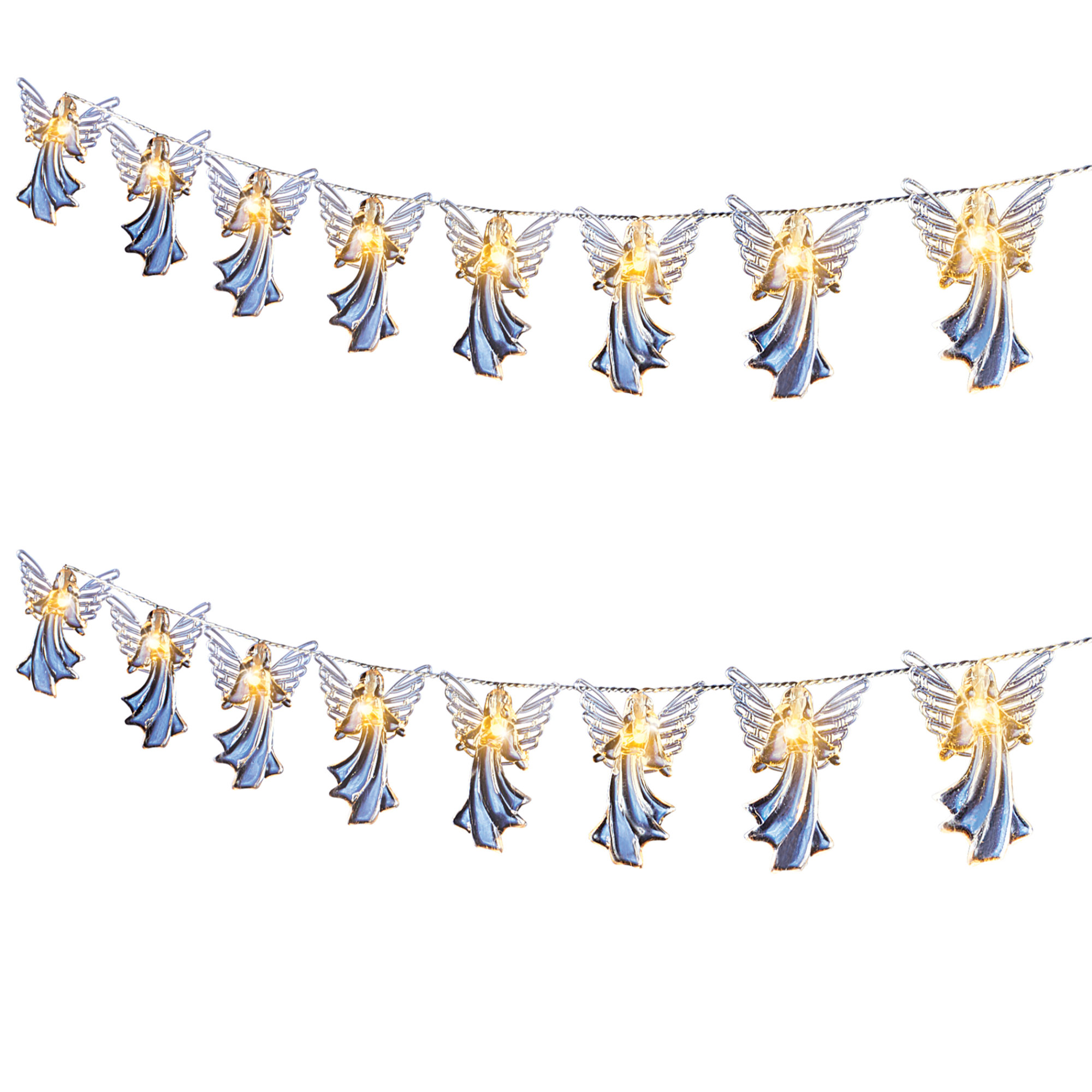 Trinx Holiday Angel String Lights Lighted Display | Wayfair