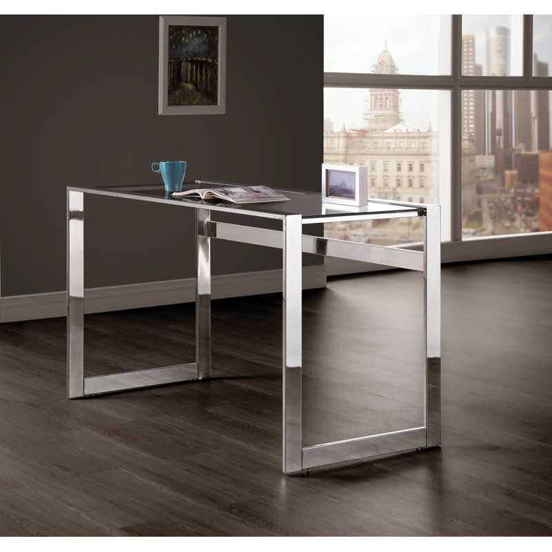 Latitude Run® Barben Elegantly Charmed Metal Desk & Reviews | Wayfair