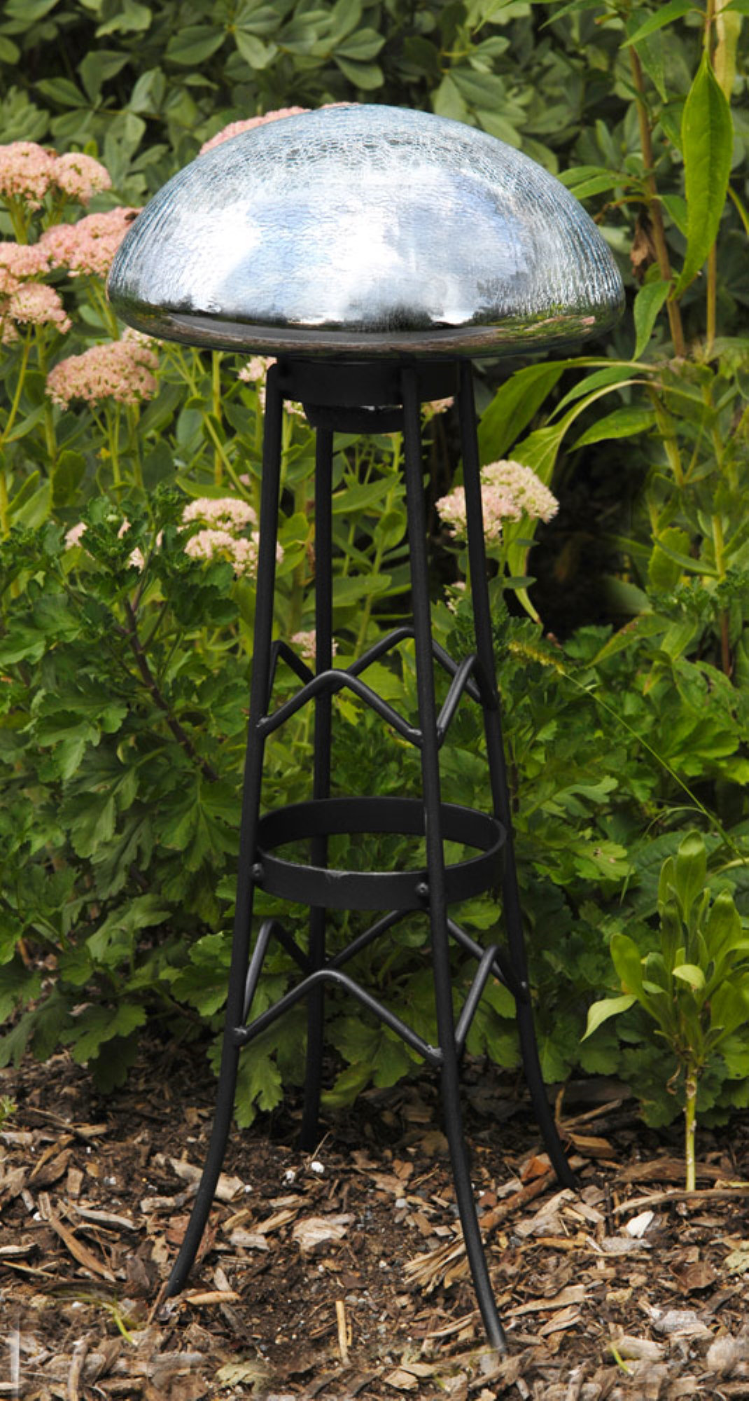 Ebern Designs Odetta Metal Gazing Ball Stand & Reviews | Wayfair