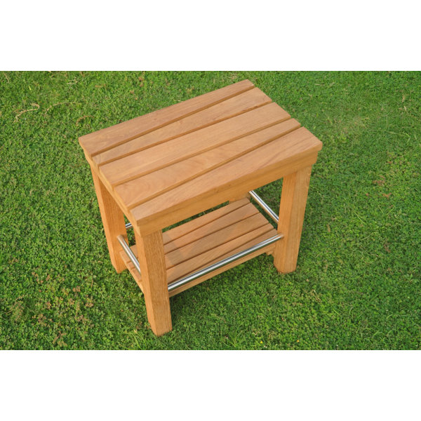 Highland Dunes Macedo Teak Side Table - Wayfair Canada