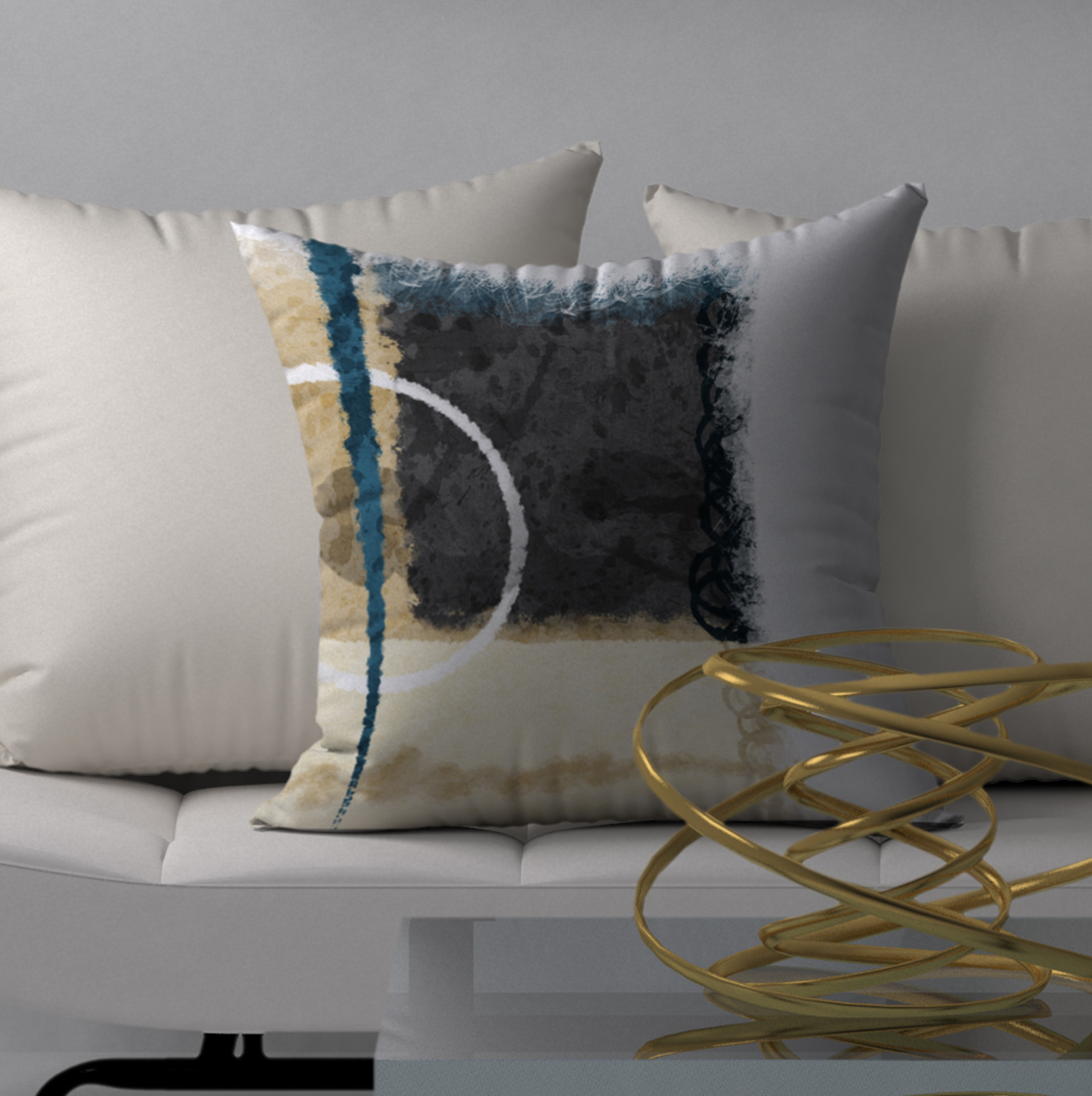 LeRoi Products Sensational Glamorous Square Pillow Cover & Insert | Wayfair