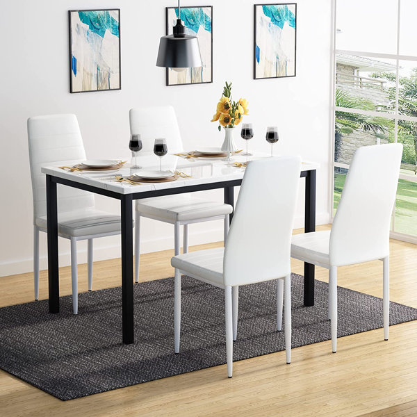 Latitude Run® 5 - Piece Dining Set & Reviews | Wayfair