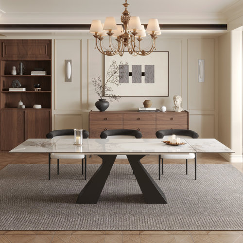 Extendable Rectangular Kitchen & Dining Tables You'll Love | Wayfair