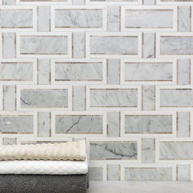 Bond Tile Mingle Natural Stone Mosaic Wall & Floor Tile & Reviews | Wayfair