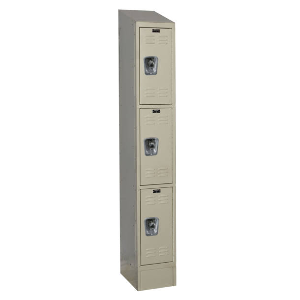 Hallowell ReadyBuilt II Metal 2 - Tier 36'' School Locker with Padlock ...