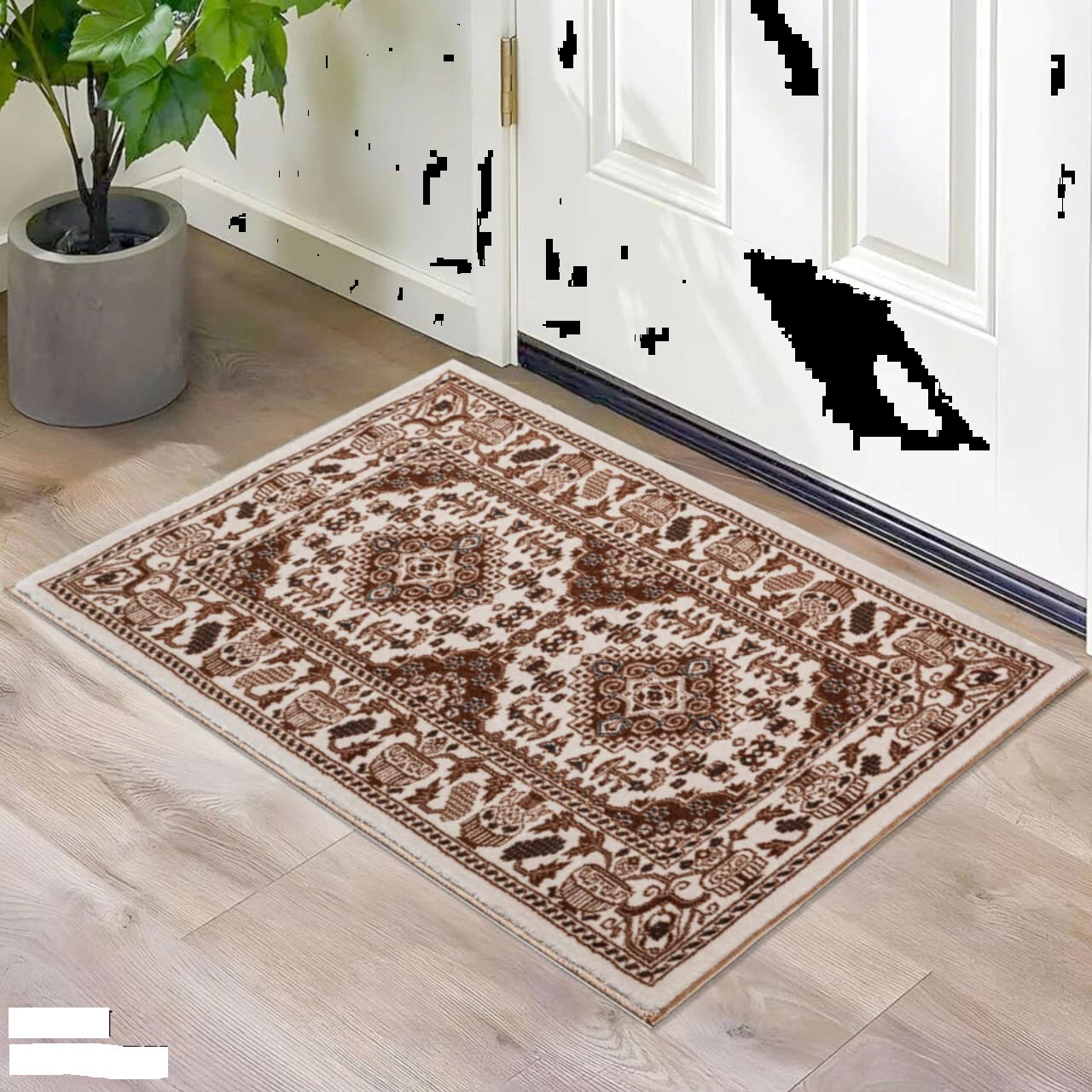 Langley Street Modern Traditional Door Mat Indoor Entrance Rug Vintage ...