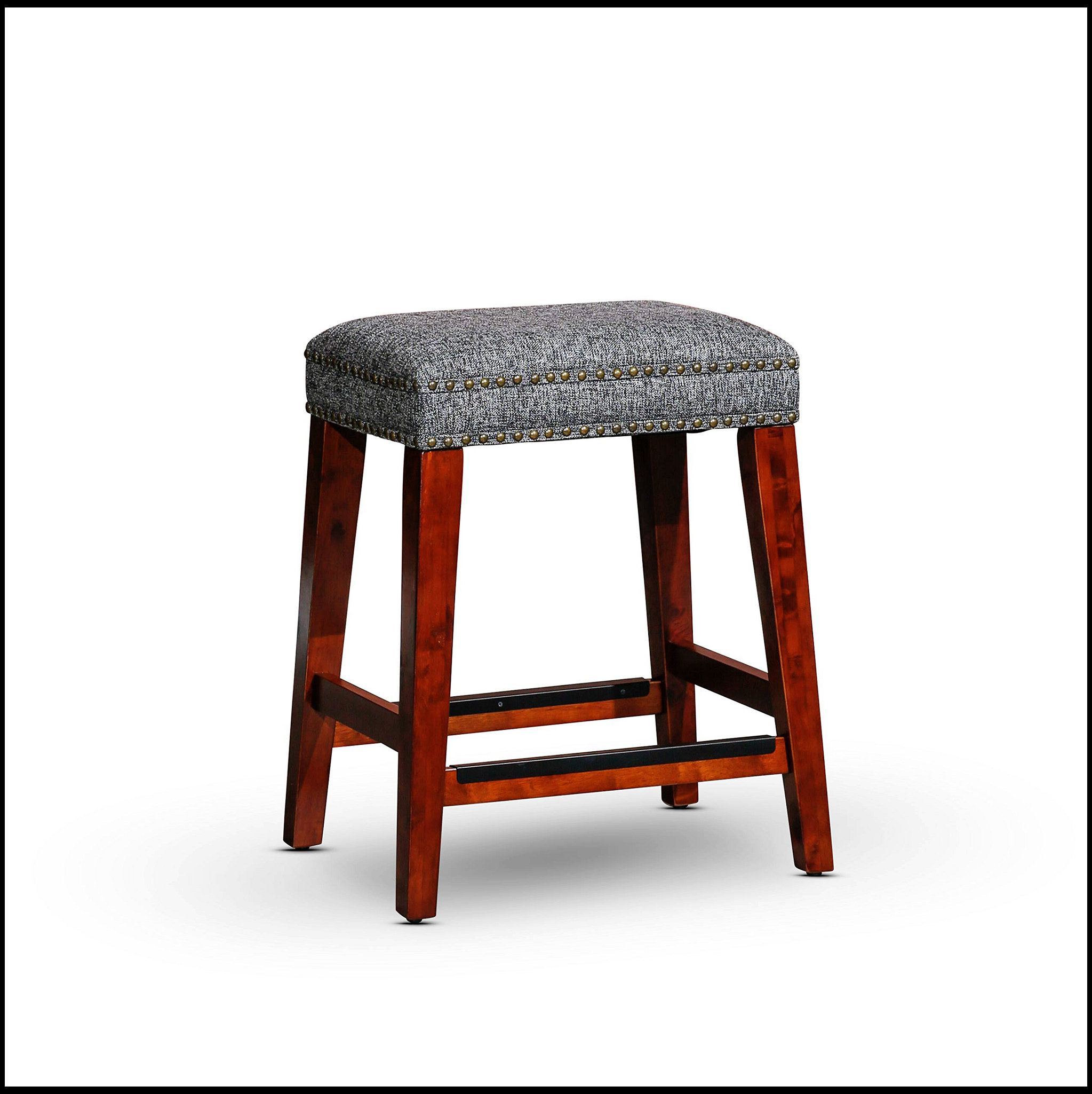 Latitude Run® 24 inch Backless Counter Stool with Durable Frame and ...