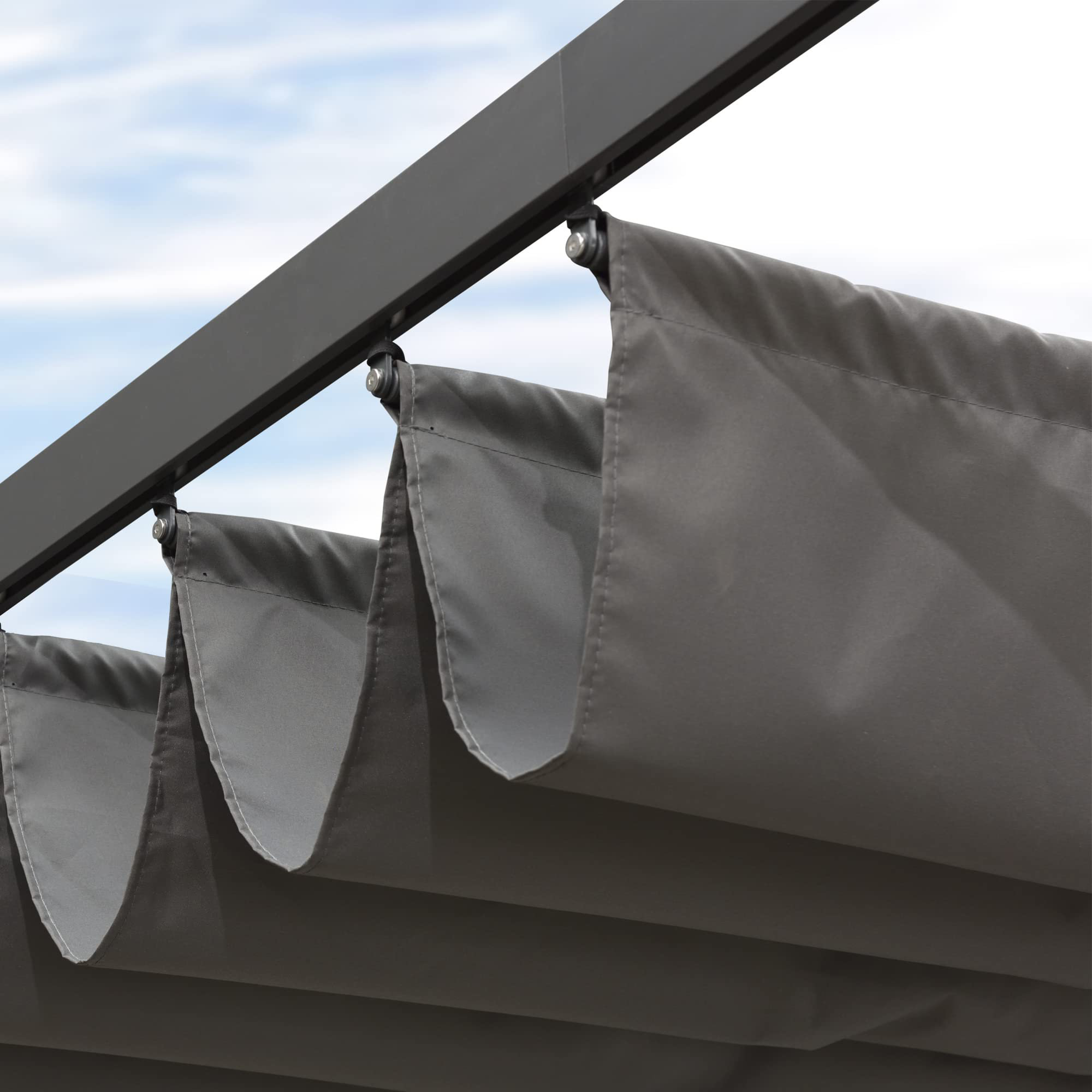 Purple Leaf Pergola Shade Cover For Deck Porch Outside Outdoor ...